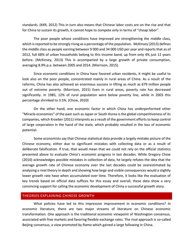 Essay on Chinese economic power - Tomas Vaclavicek | PDF