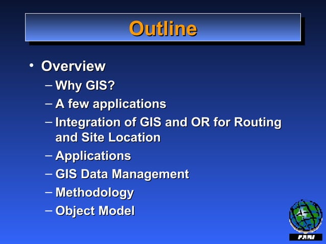 ESRI Routing | PPT
