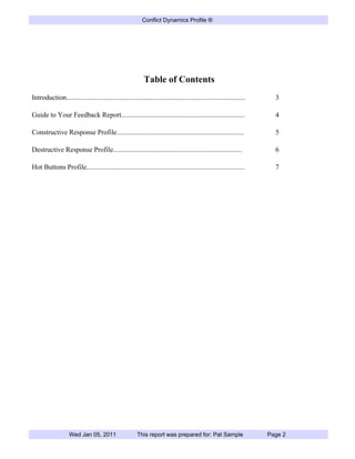 CDP-Conflict Dynamics Profile 2 | PDF