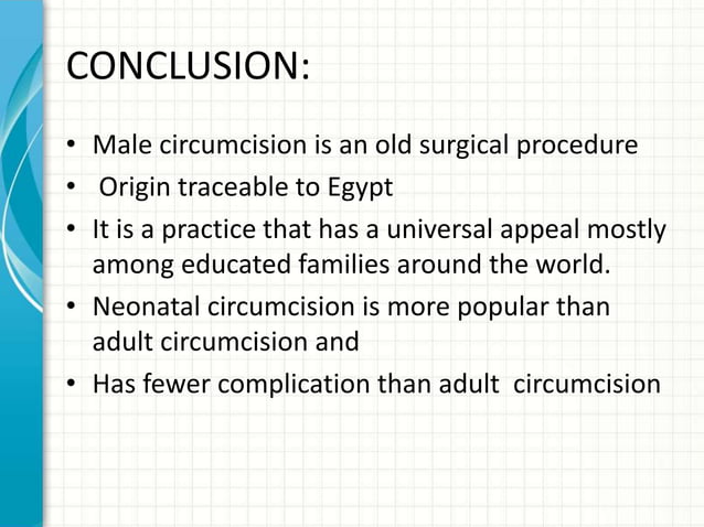 PAUL'S CIRCUMCISION | PPTX | Sexual Health | Diseases and Conditions