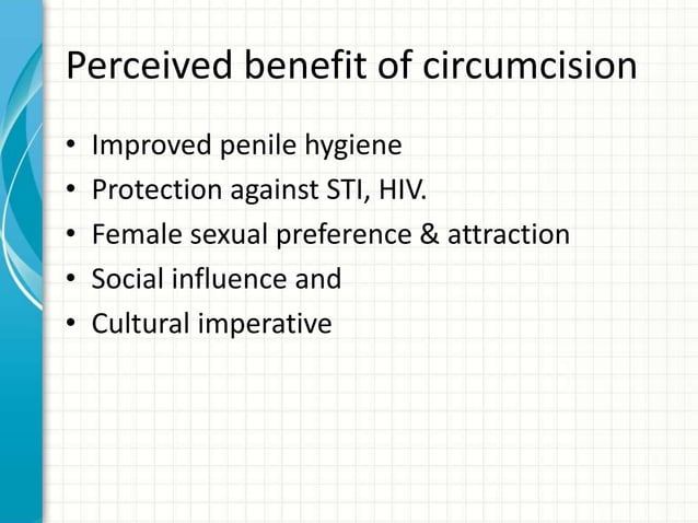 PAUL'S CIRCUMCISION | PPTX | Sexual Health | Diseases and Conditions
