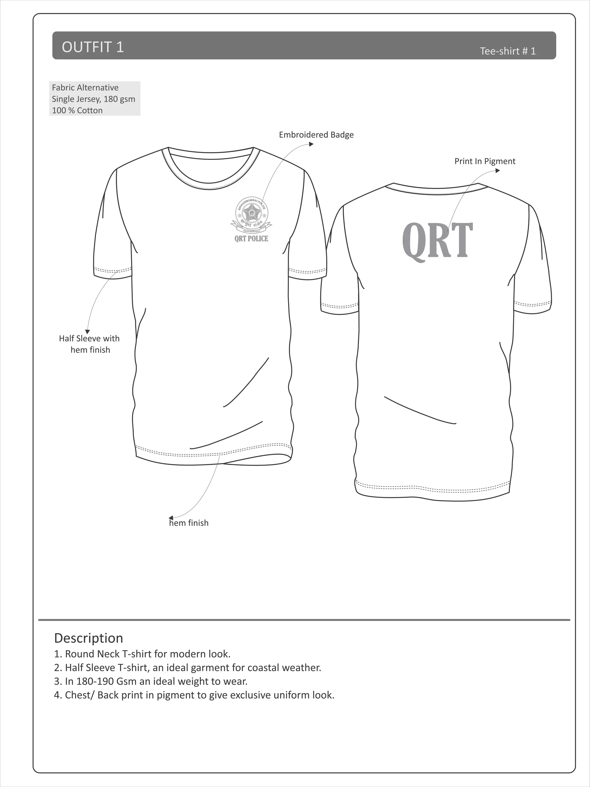 Mumbai QRT Police uniform project-ilovepdf-compressed | PDF