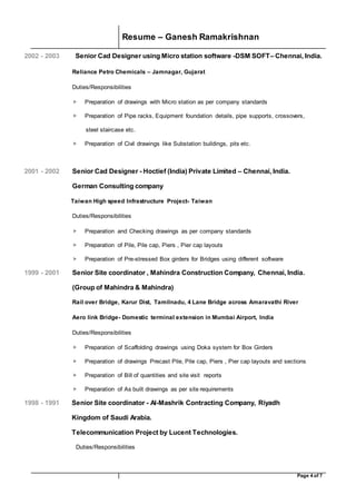 Resume - Ganesh Ramakrishnan | PDF