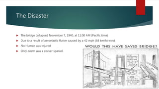 Tacoma Narrows Bridge Presentation | PPTX