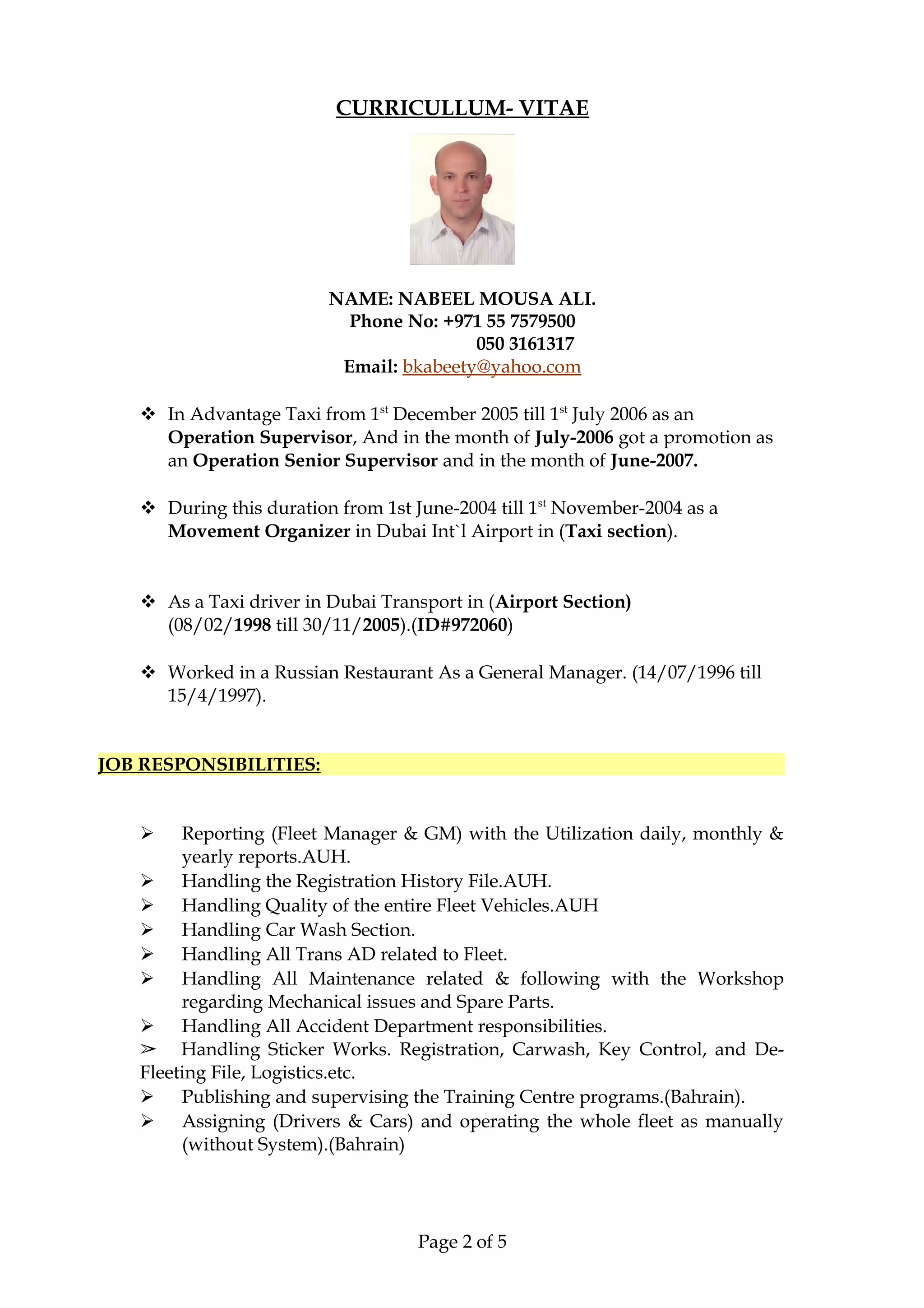 CURRICULLUM VITAE Updated | PDF