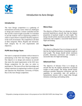 Proposal Aero (Revision2) | PDF