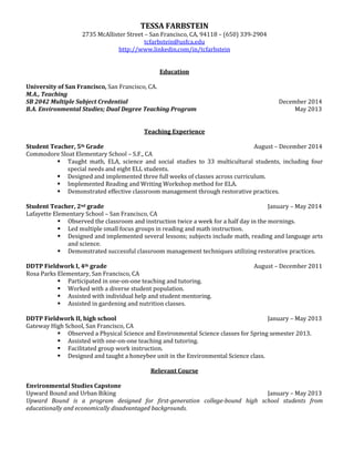 Extended Resume | DOCX