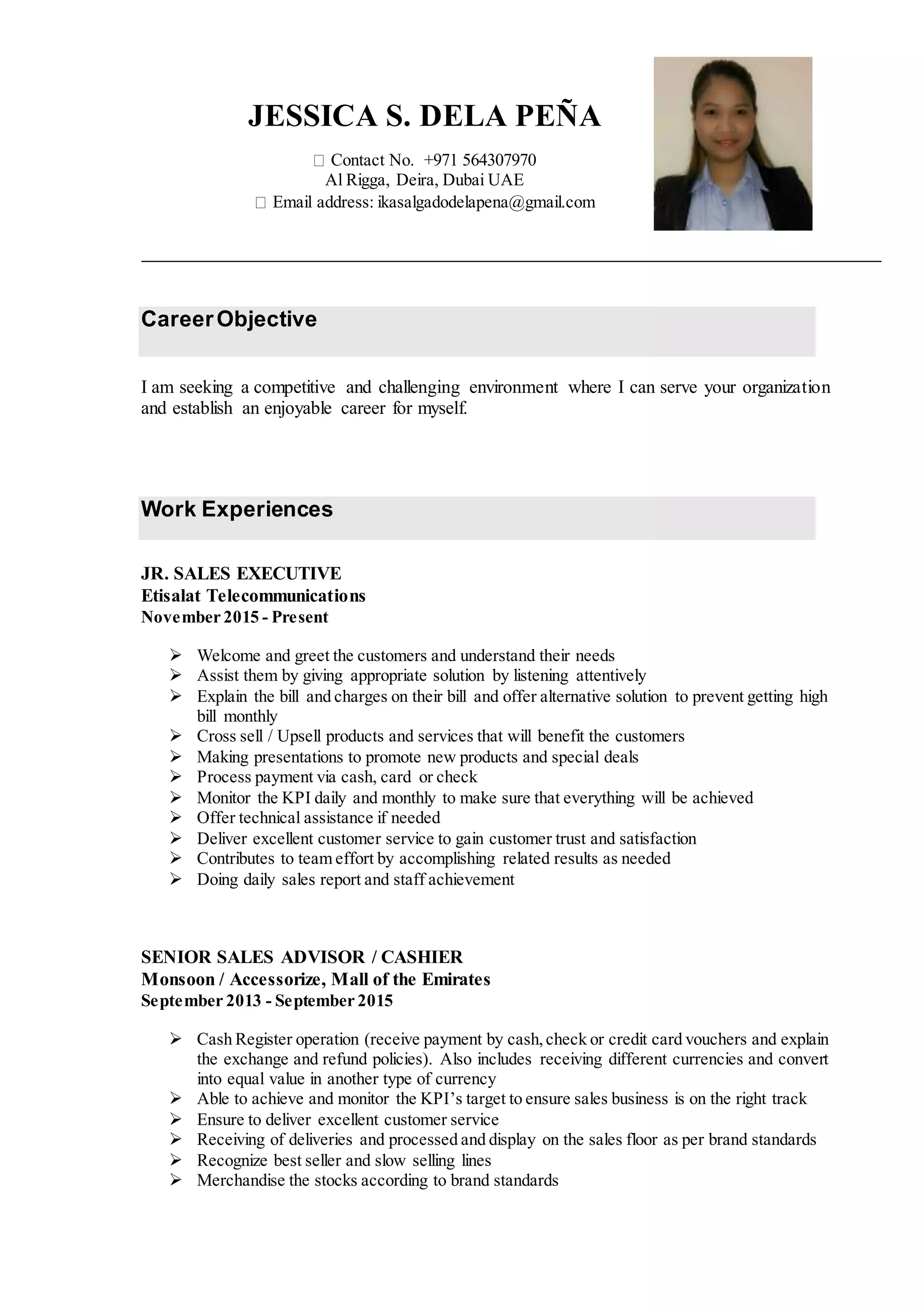 jeca cv | DOCX | Business Accounting & Finance | Business