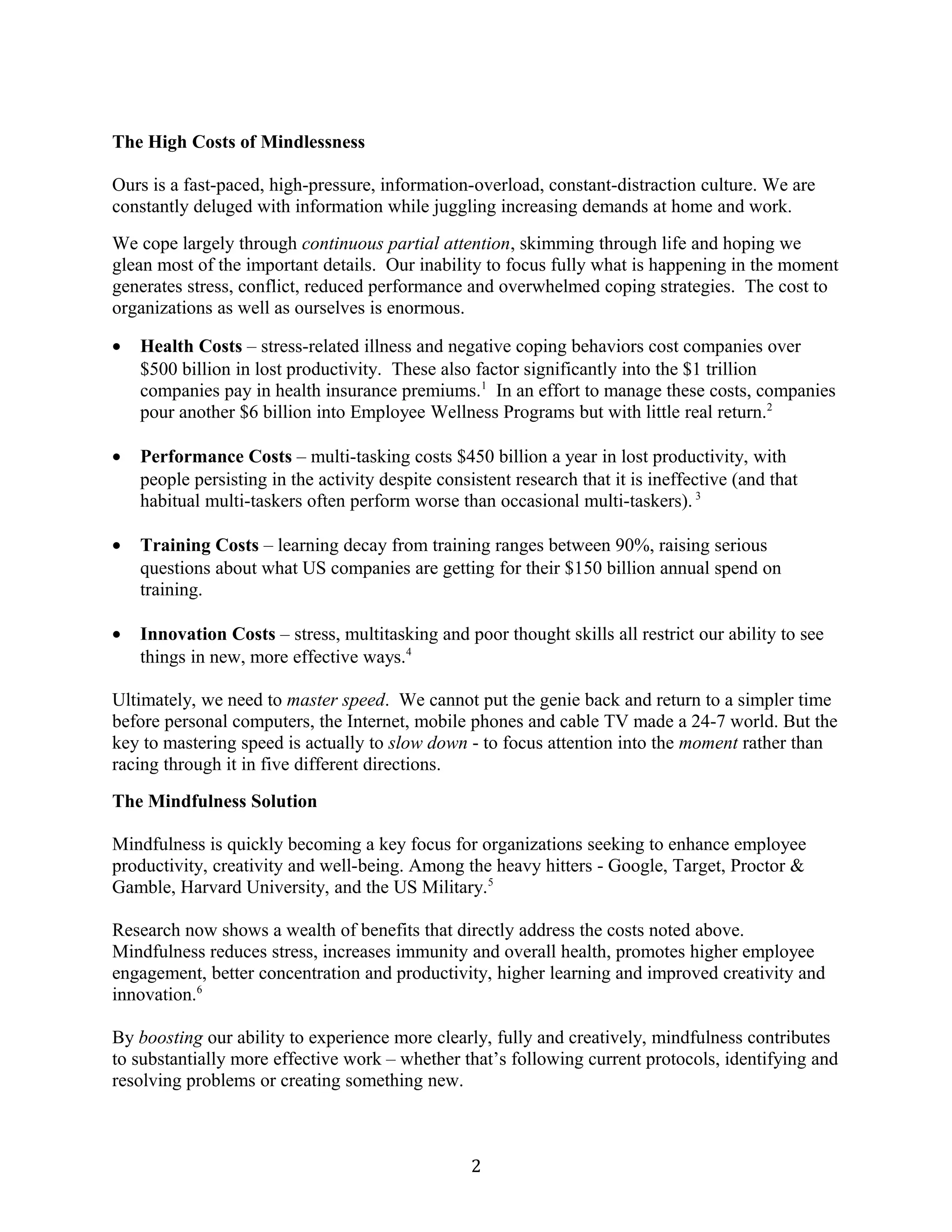 Mastering the Moment | DOC