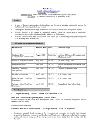 Resume - Krupa Tejas Ved-2016 (3) | DOCX