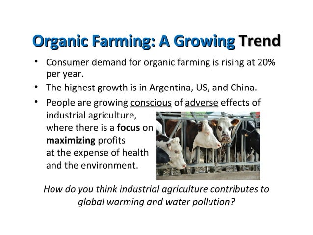 Chapter 2 hazards of industrial agriculture | PPT | Free Download