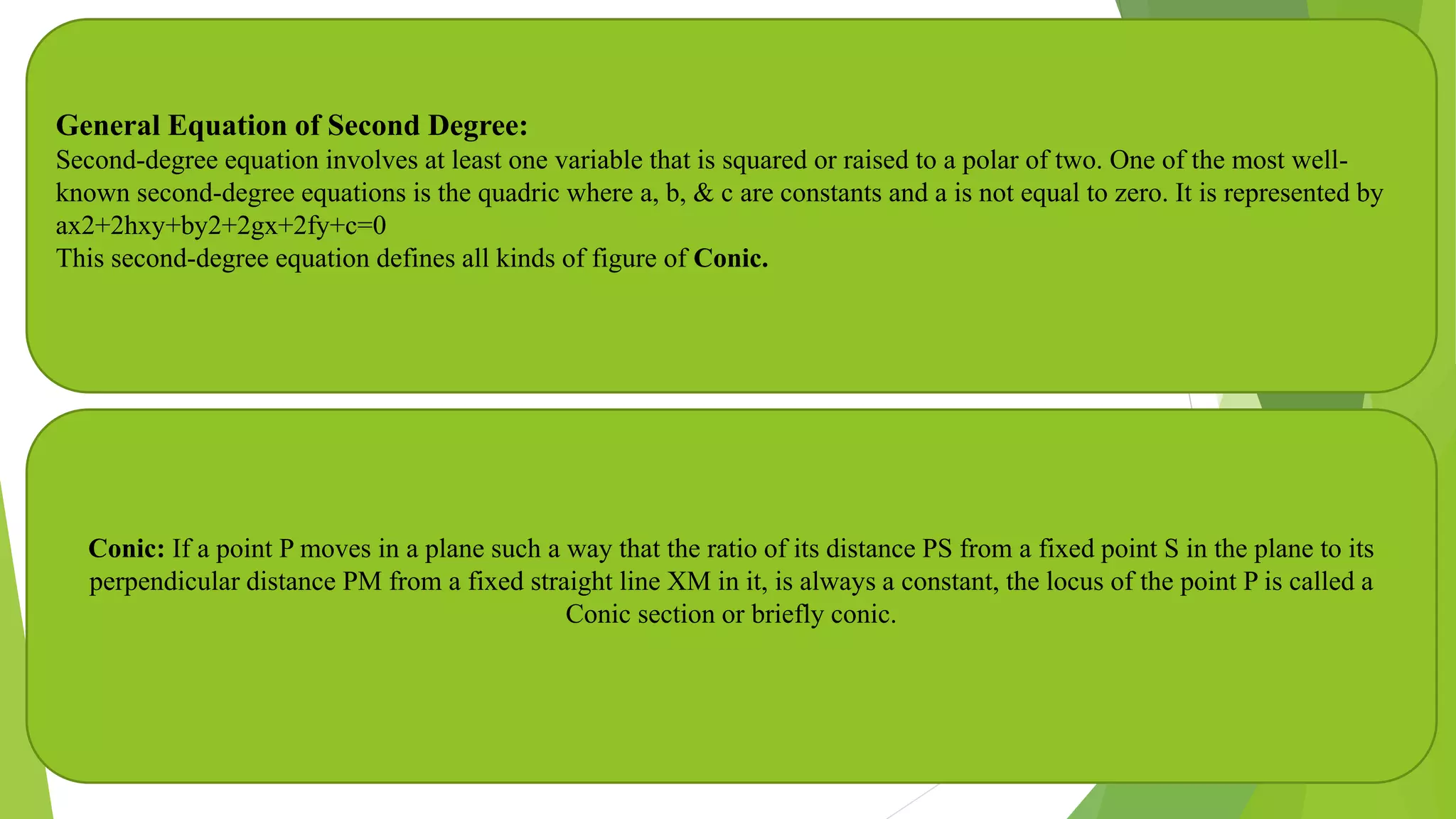 Equation of second degree | PPTX