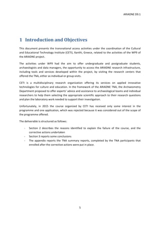 ARIADNE: Quantity of access offered (4) | PDF | Technology & Computing