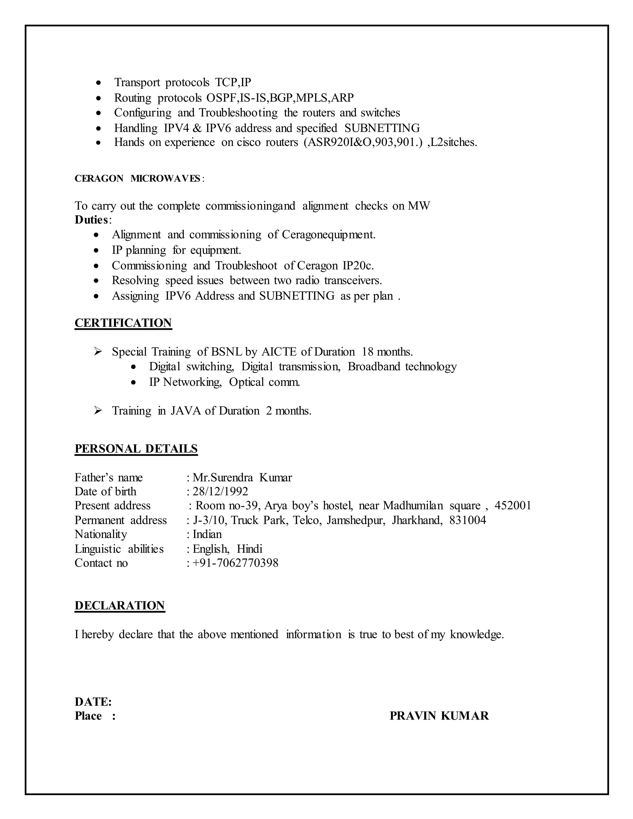 Pravin Kumar new | PDF