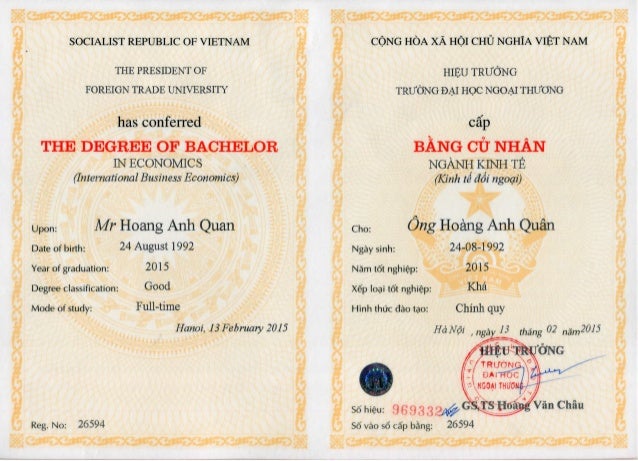 Bang Dai Hoc