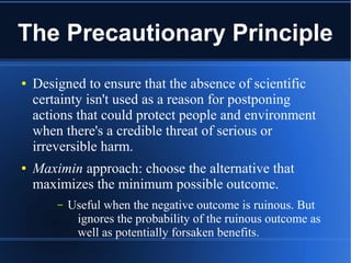 Risk and Uncertainty | ODP