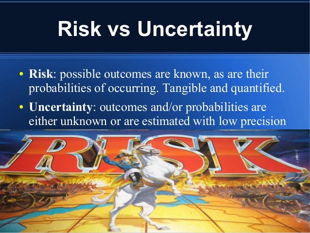 Risk and Uncertainty