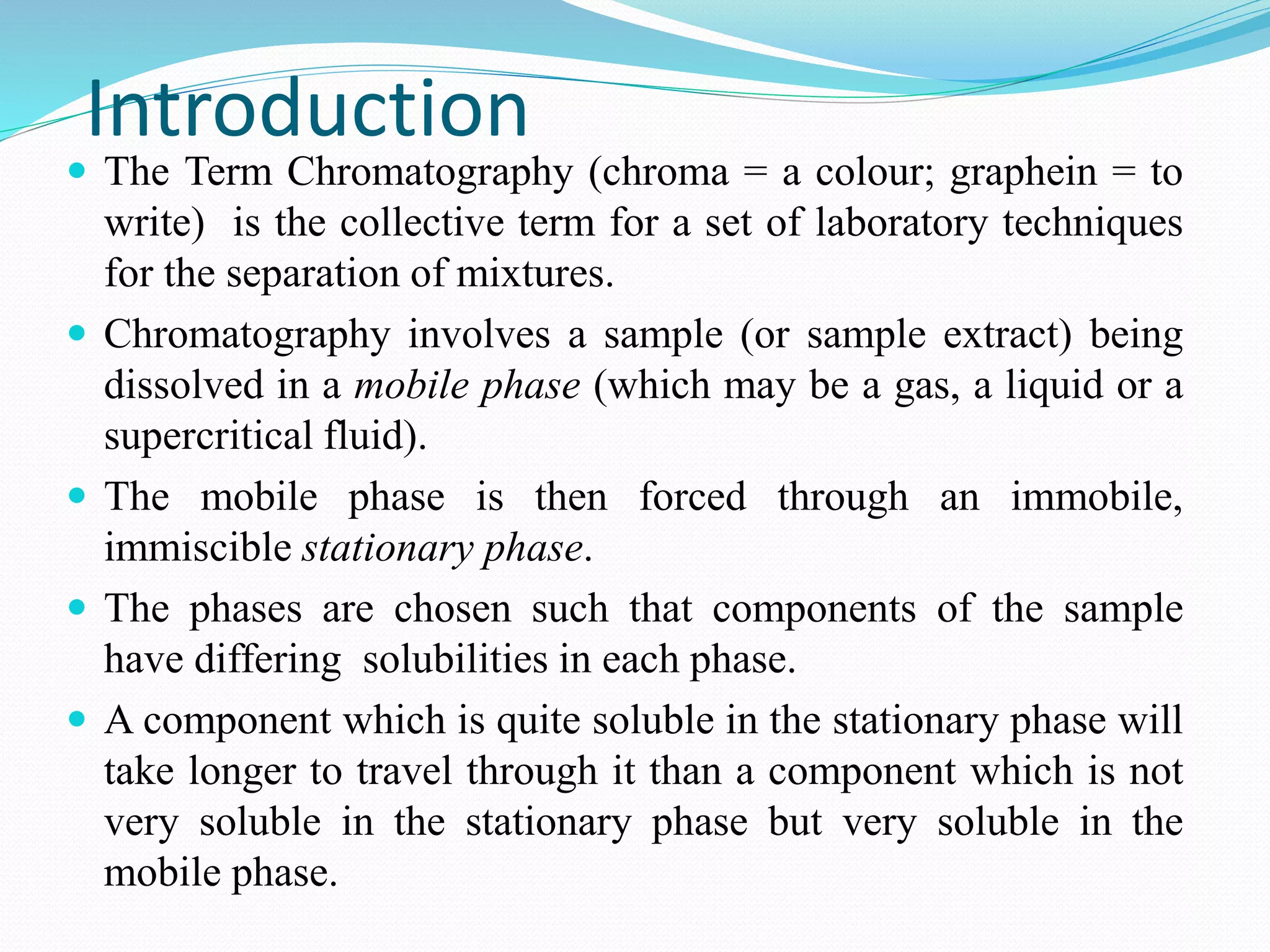 Classification of Chromatography | PPTX