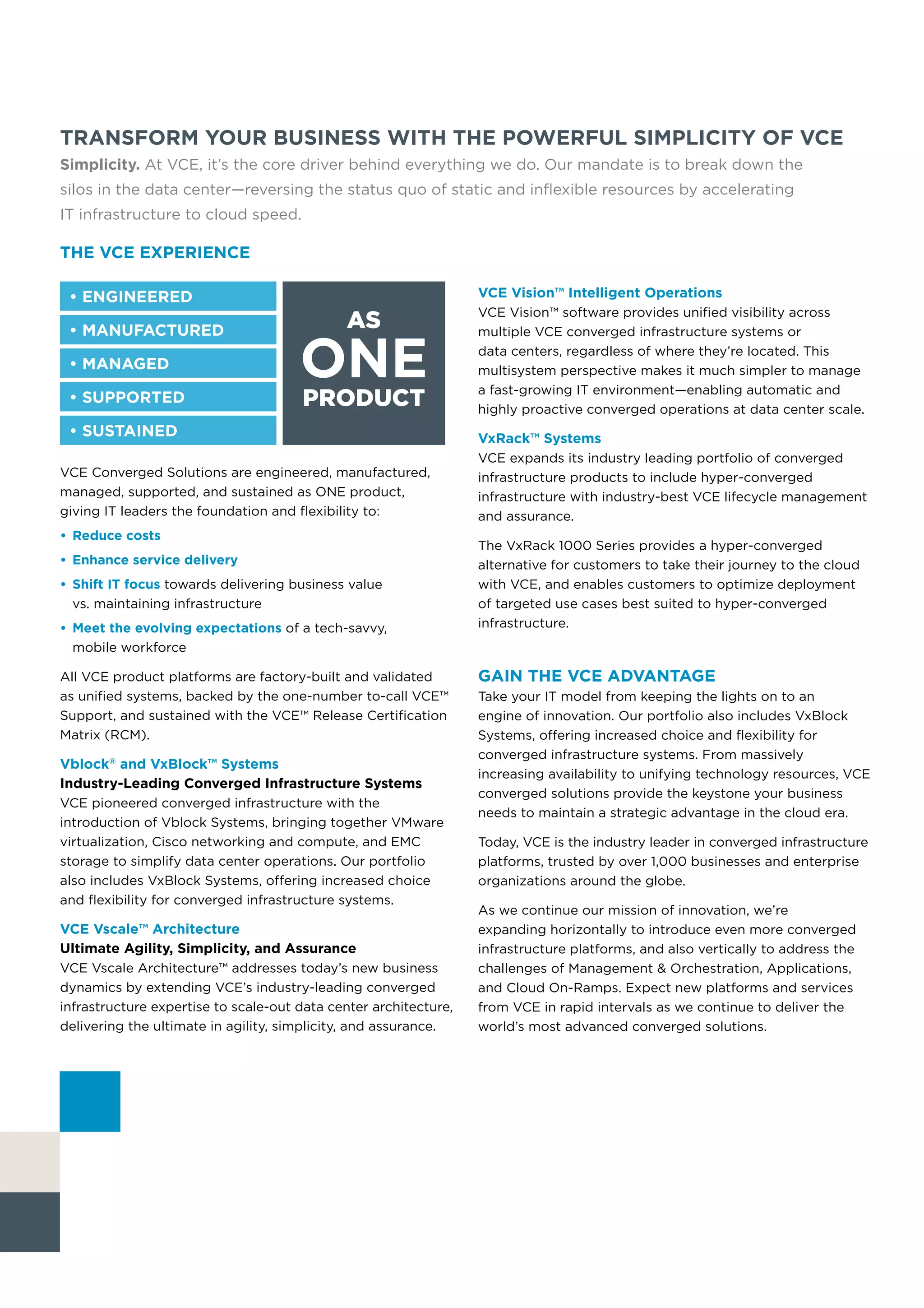 VCE_value_brochure | PDF