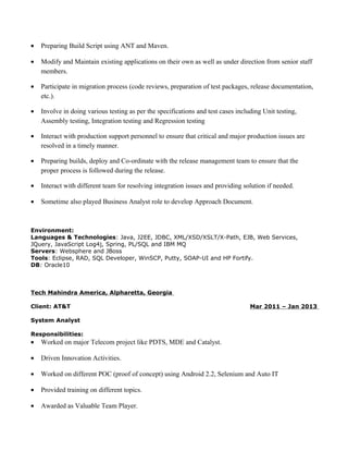 GAJENDRA_JAVA_J2EE_Profile | DOC