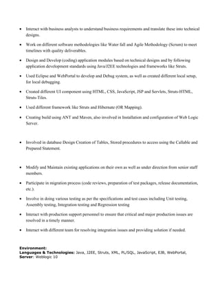GAJENDRA_JAVA_J2EE_Profile | DOC