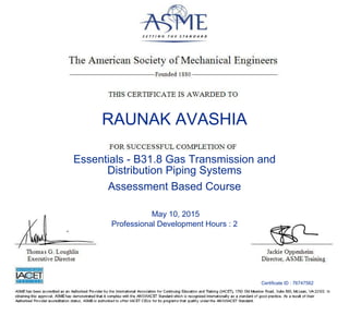JJ_ASME_31.8_Certificate | PDF