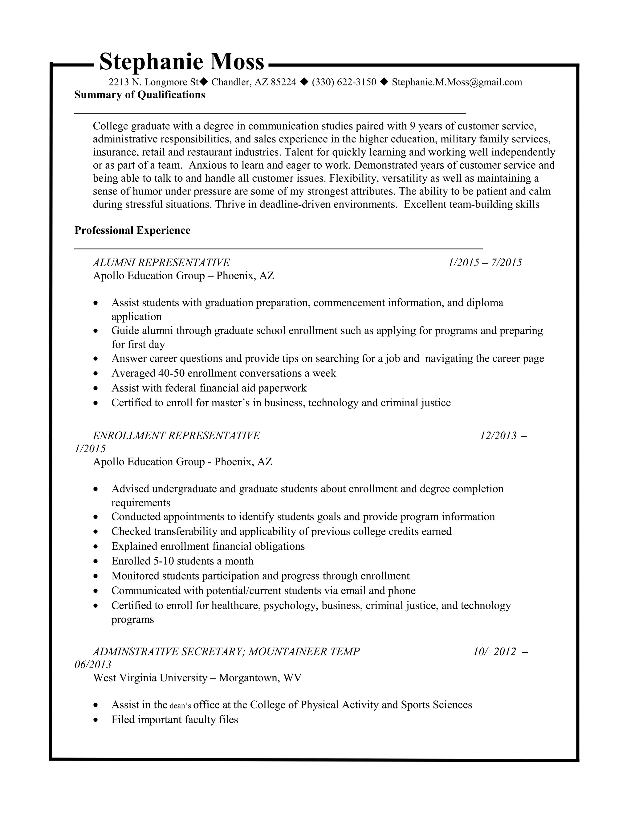 StephanieMossResume | DOC