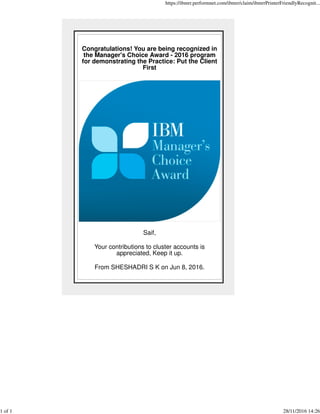 Manager Choice Award 1 | PDF