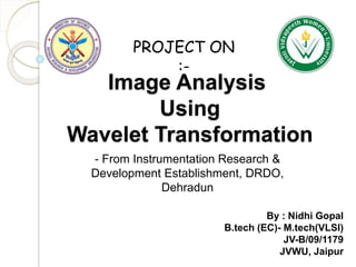PPT Image Analysis(IRDE, DRDO) | PPTX | Photo Editing Software ...