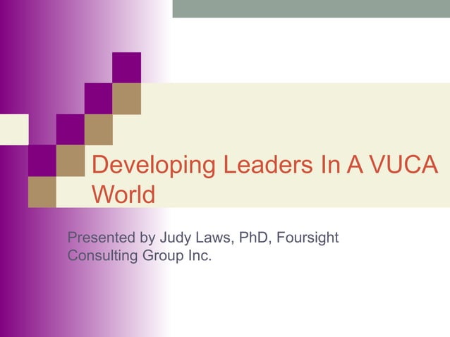 Foursight Presentation on Leadership Development Program Offerings ...