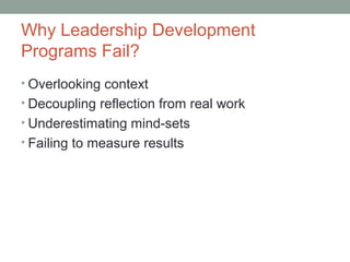 Foursight Presentation on Leadership Development Program Offerings | PPT