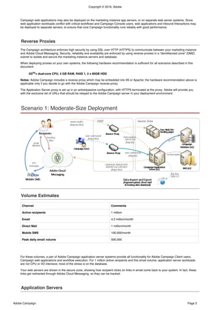 AdobeCampaign_HardwareSizingGuide | PDF