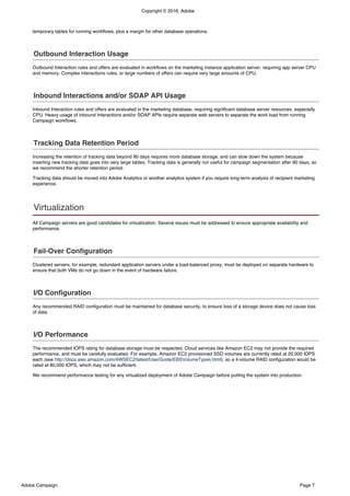 AdobeCampaign_HardwareSizingGuide | PDF