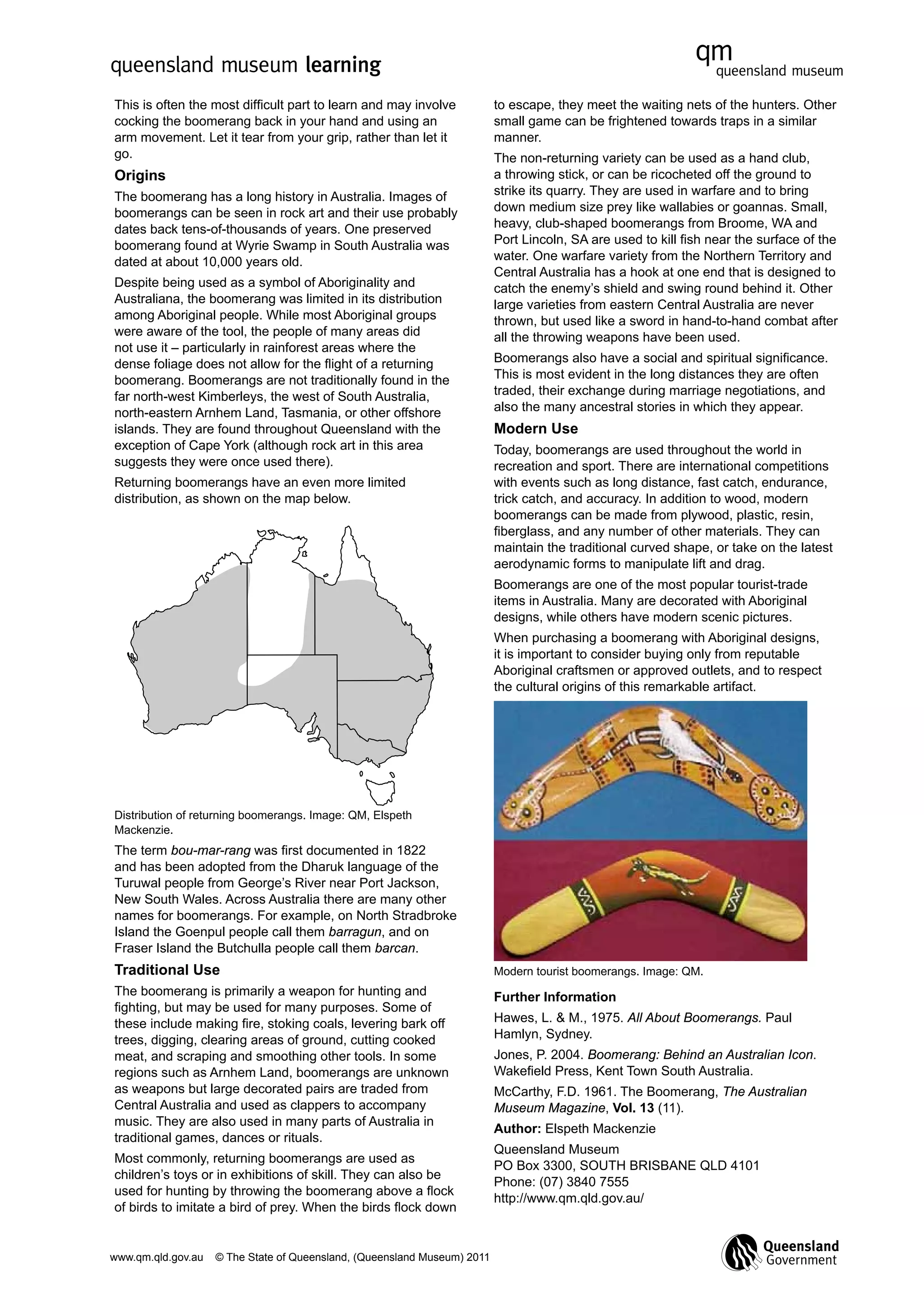 fact-sheet--boomerangs | PDF