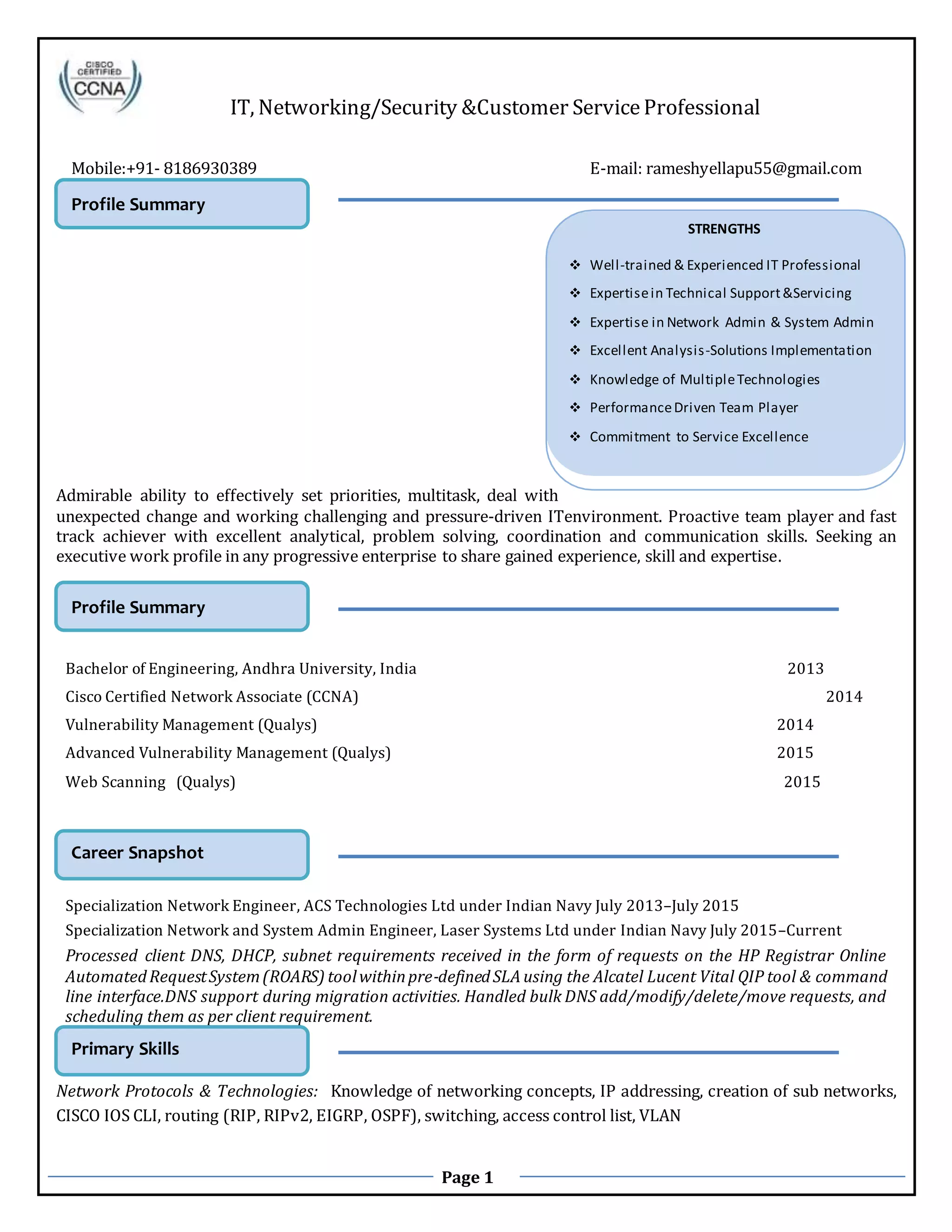 IT Security Resume - Copy | PDF