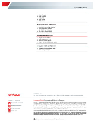 oda-x6-2sm-DATA SHEET | PDF