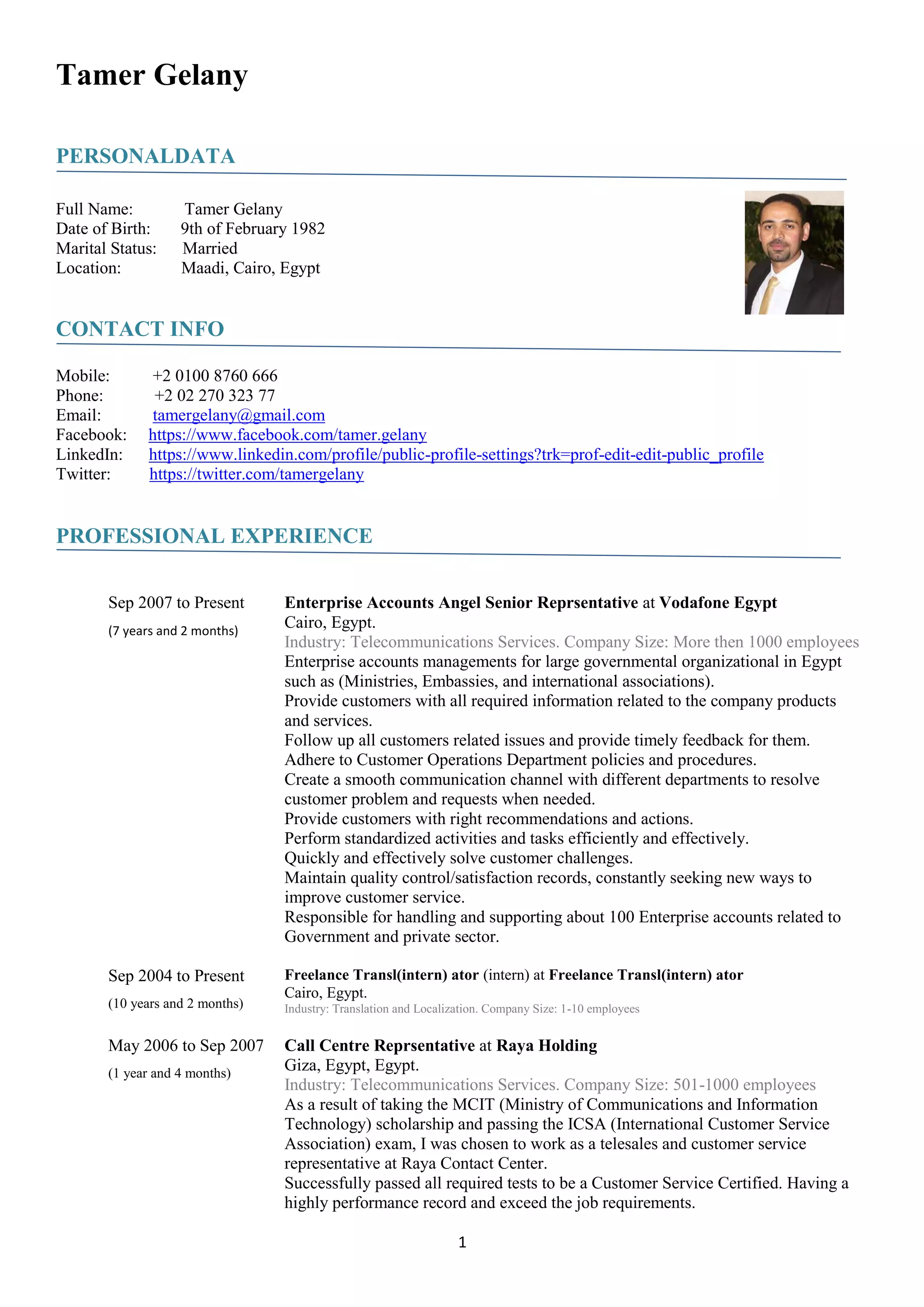 Tamer Gelany New | PDF