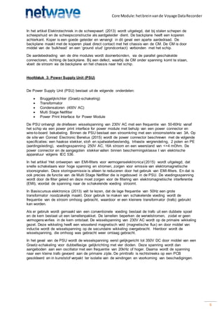 Core Module (examenopdracht Basisopleiding Elektrotechniek) | DOCX