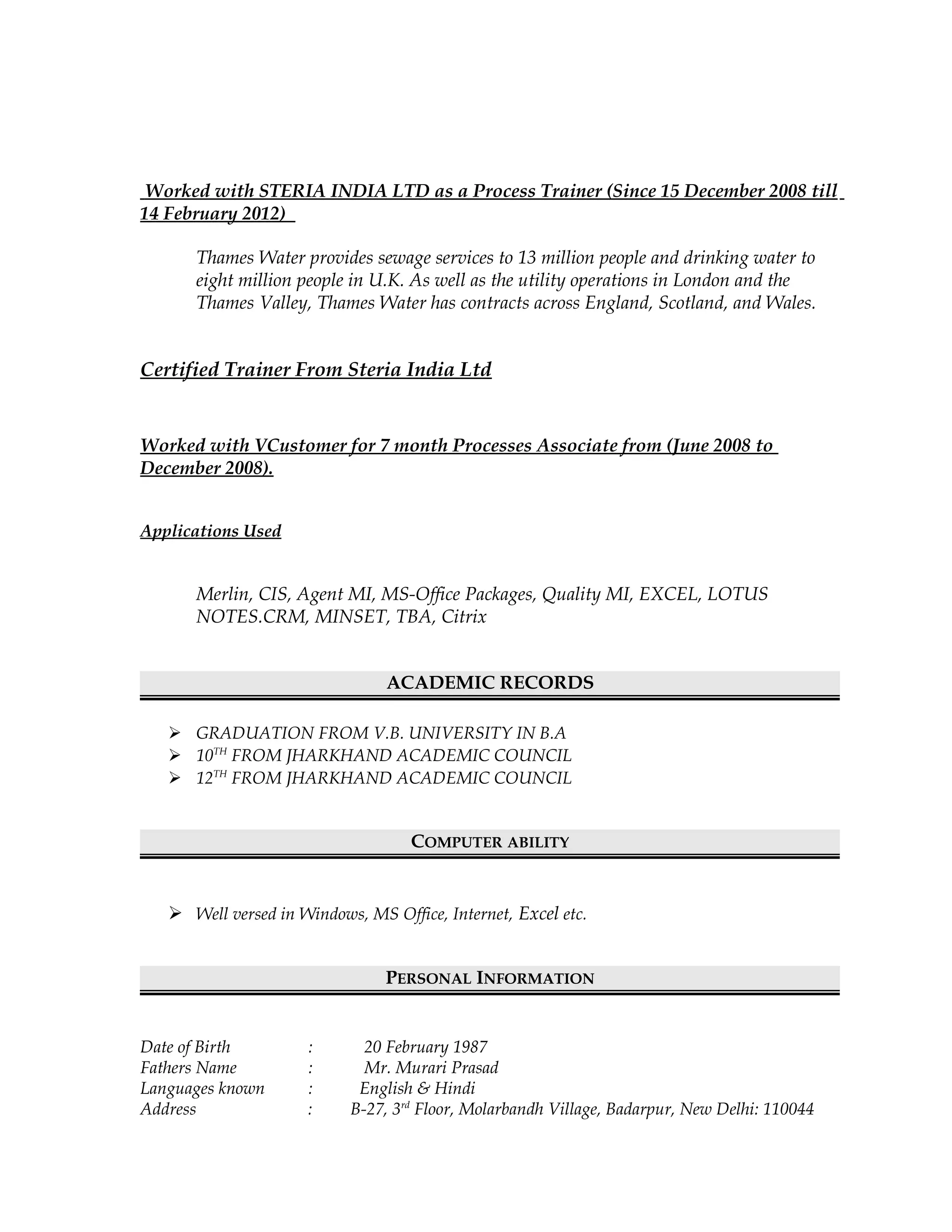 Anil Prasad_CV_updated | DOC