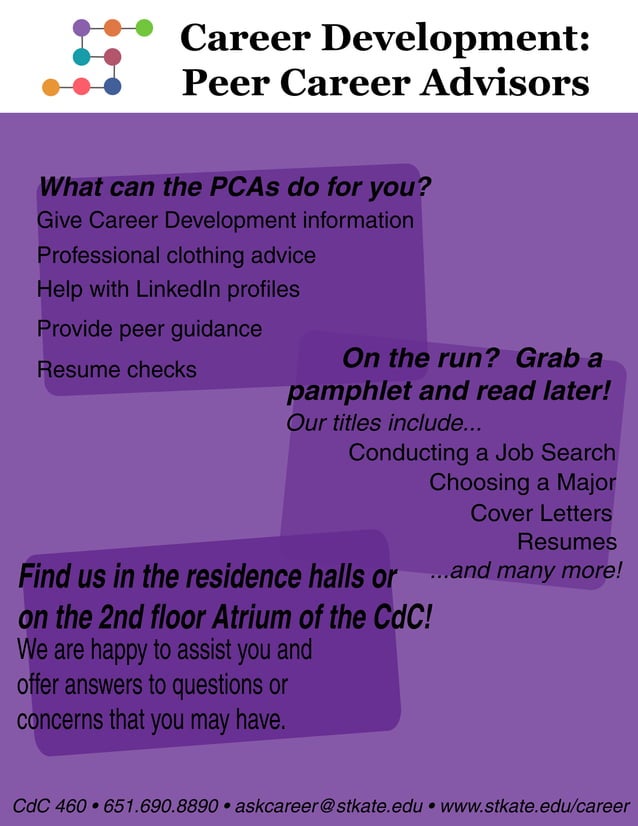 PCA Poster | PDF | Resume Writing and Advice | Job Search