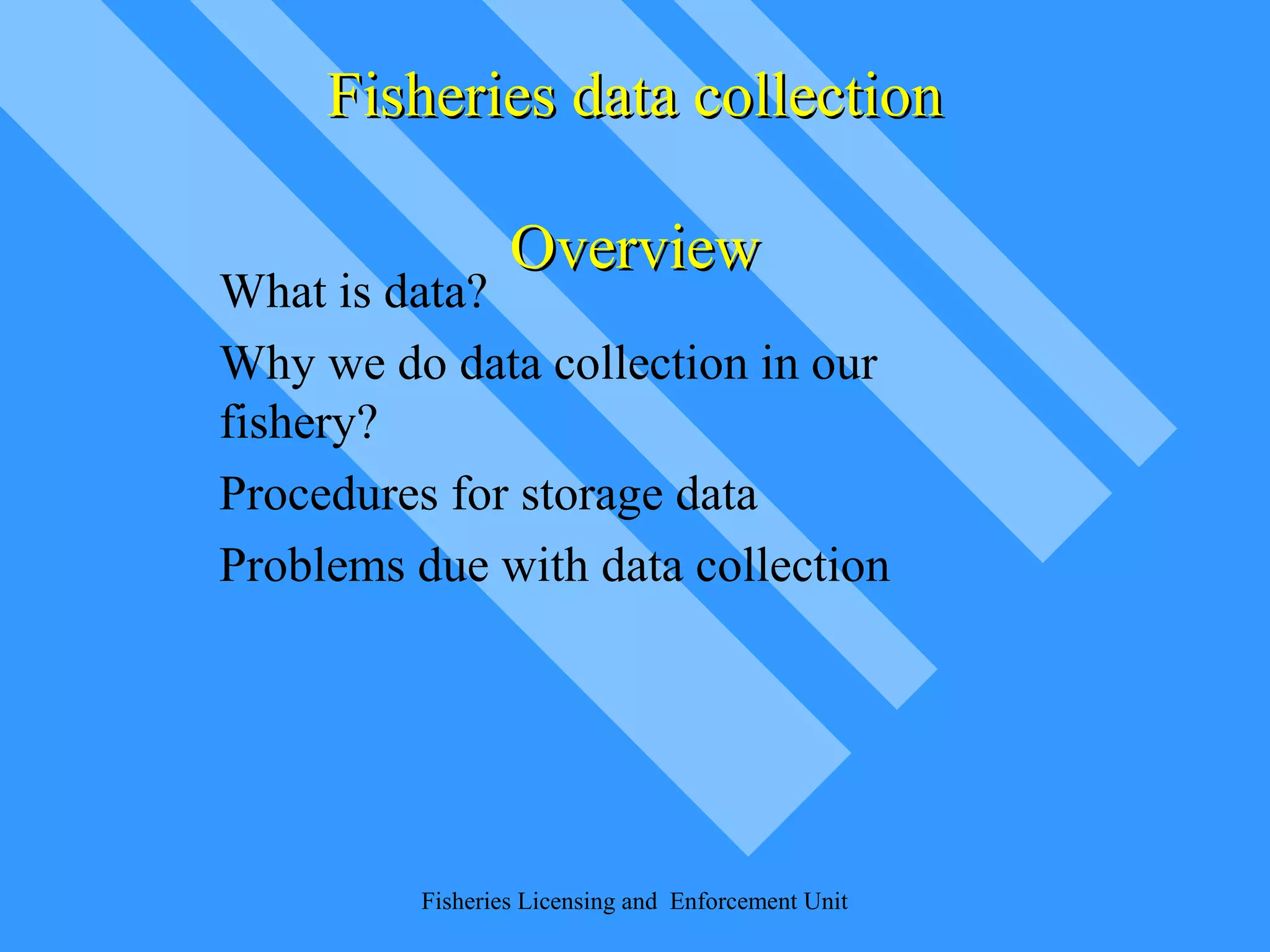 Data collection presentation | PPT