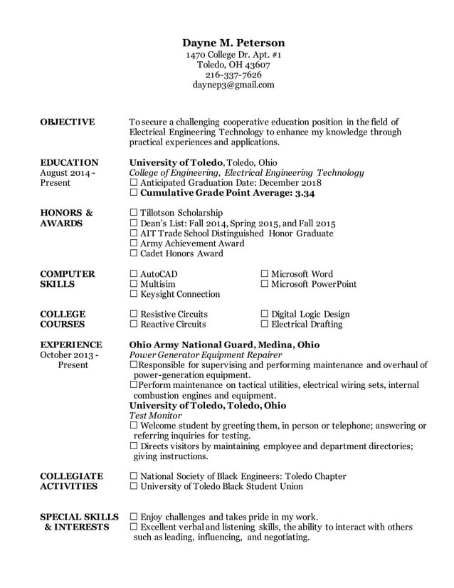 Dayne Resume Template 2012 | DOCX | Education