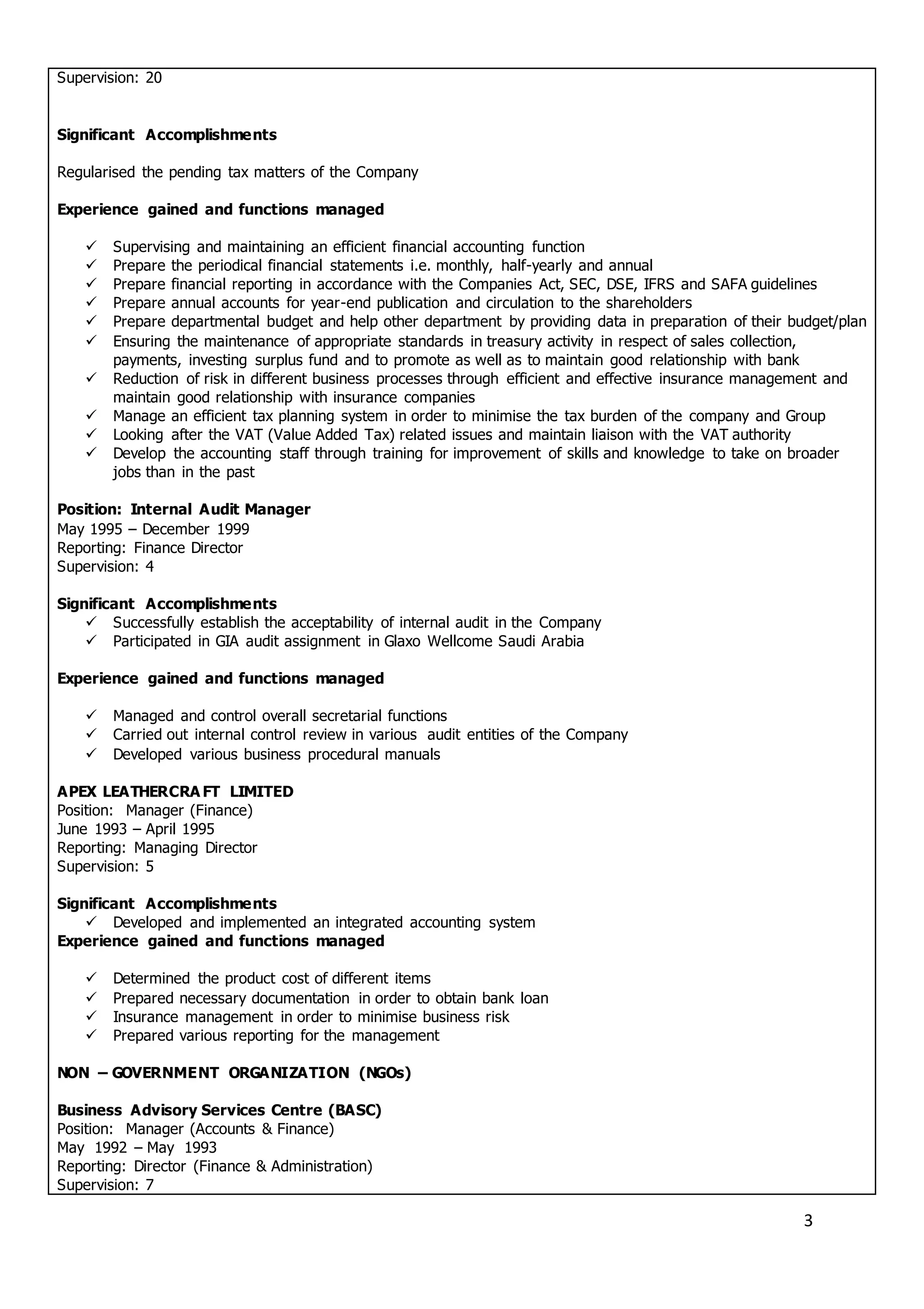 Revised CV - Updated | DOCX