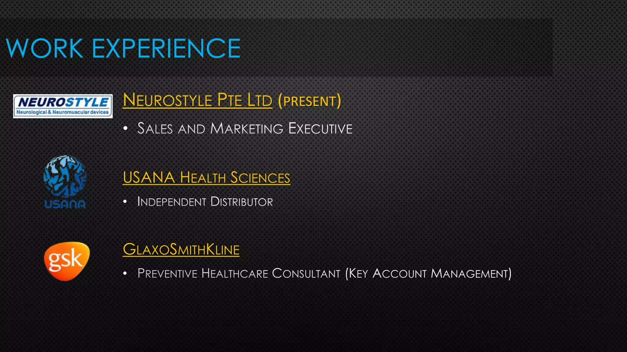 Professional Summary | PPTX