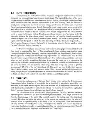 Aerodynamics - Formula SAE | PDF