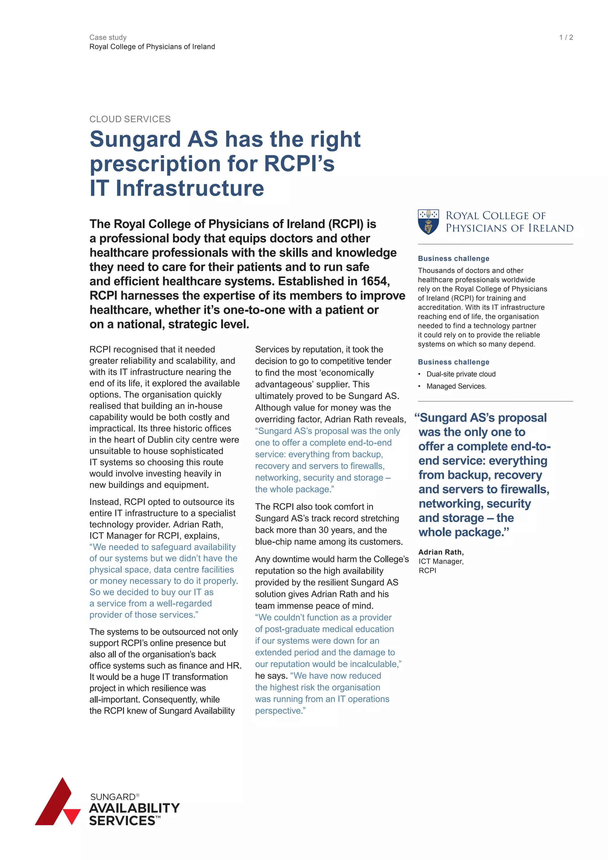 RCPI Case Study | PDF