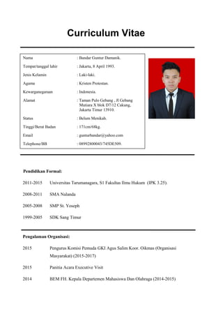 Curriculum Vitae new1 | PDF