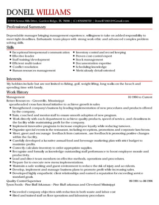 DONELLRESUME101016 | PDF