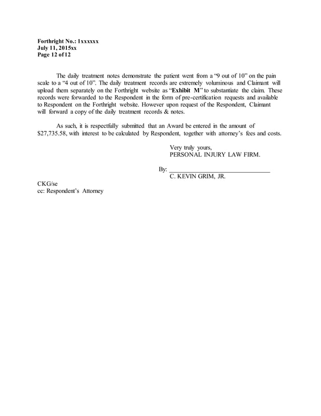 PIP Arb Example | PDF