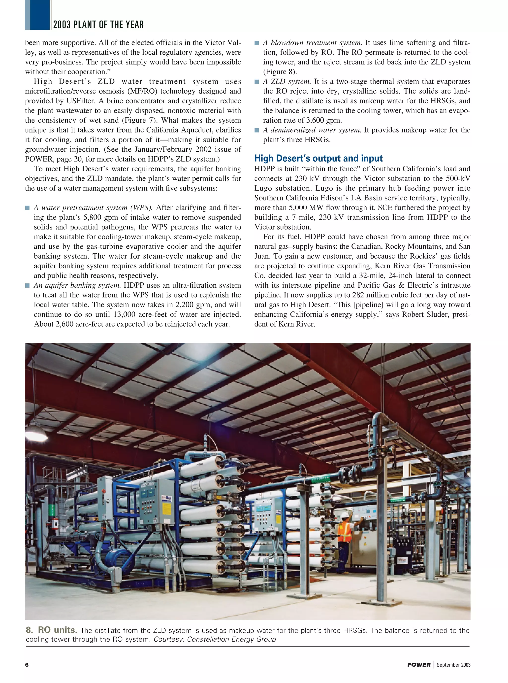 20040413 Platts Power Magazine High%20Desert%20Power%20Plant | PDF